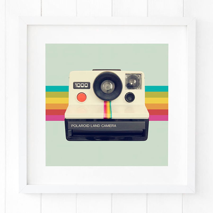 Retro camera wall art - Modern camera art - Coo... - Folksy