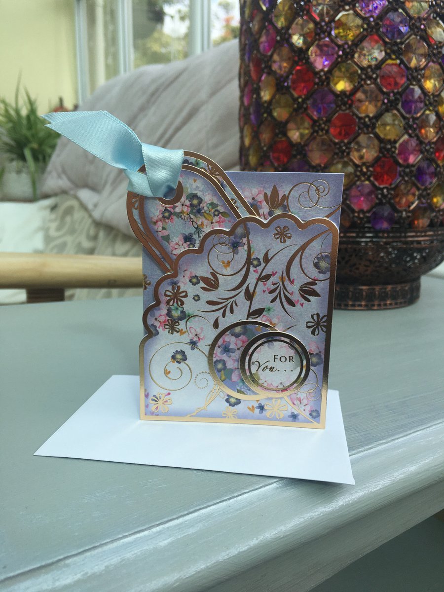 Gift card, gift tag gift card holder combo - Folksy