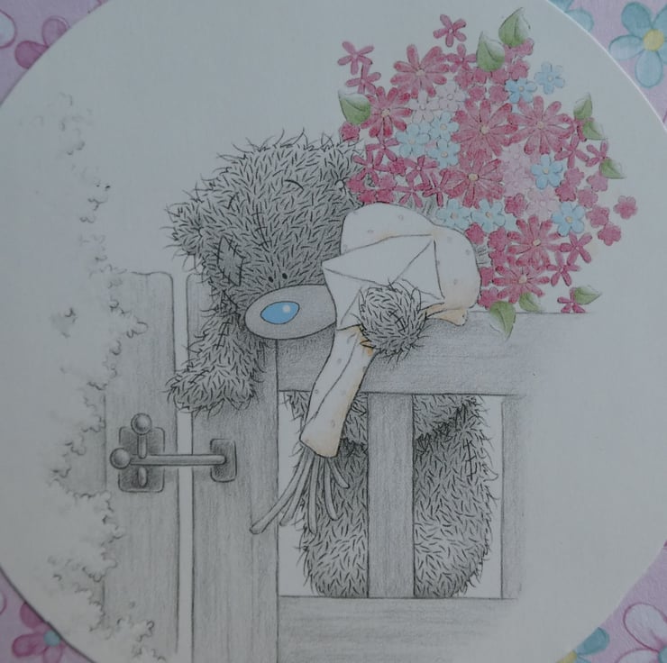 Tatty Teddy Card - Just For You - Valentines, B... - Folksy