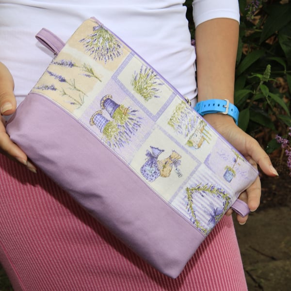 handmade case for needlework , cosmetic bag - Folksy