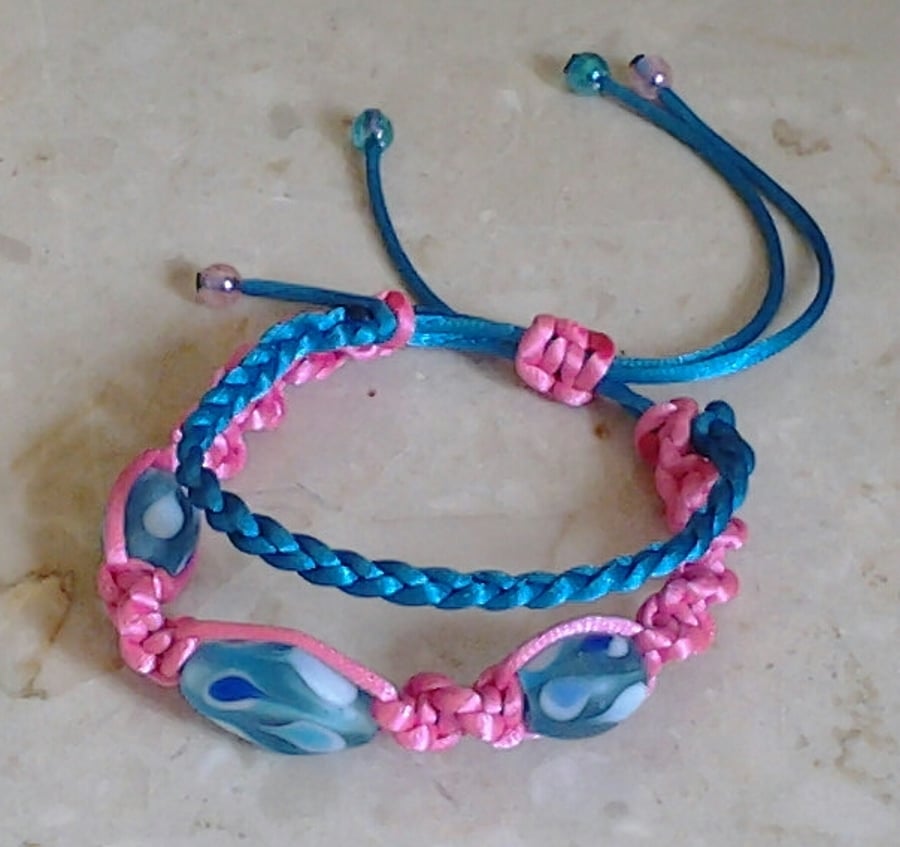 Summer Macramé Bracelet - Folksy