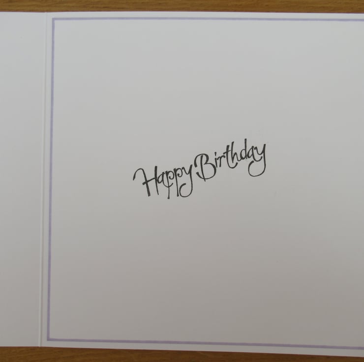 Badgers - 7x7" Birthday card - Folksy