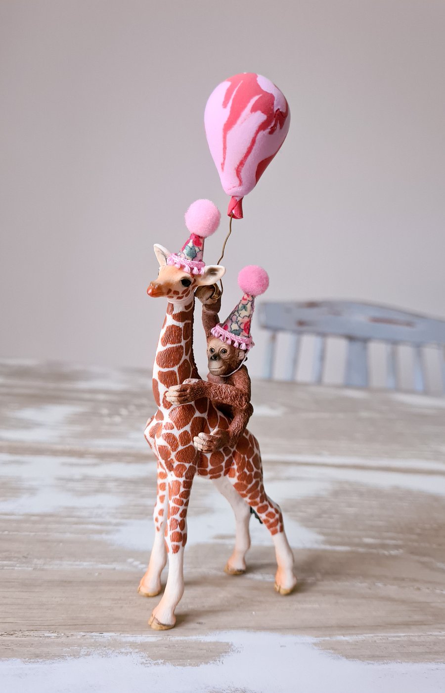 Baby Giraffe Cake Topper children's safari Part... - Folksy