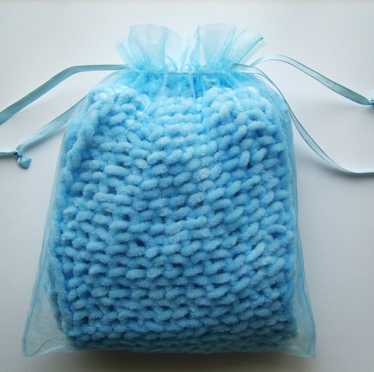 Light Blue Infinity Scarf - Folksy