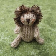 Knitted Lion - Folksy