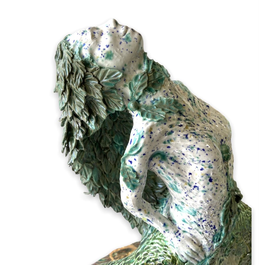 Ceramic sculpture Summer Dryad - Folksy