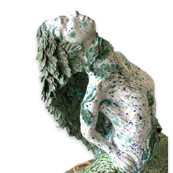 Ceramic sculpture Summer Dryad - Folksy