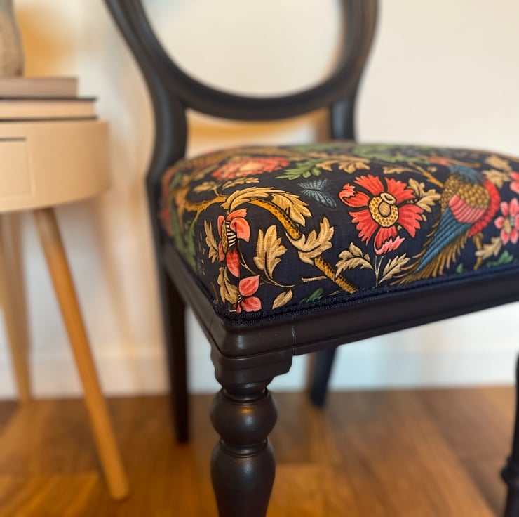 Victorian Balloon Back Chair - Folksy