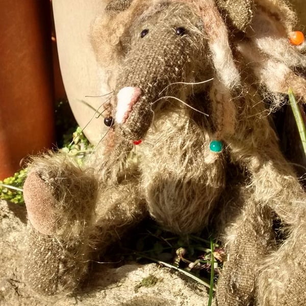 Handmade Mohair Rasta Rat. - Folksy
