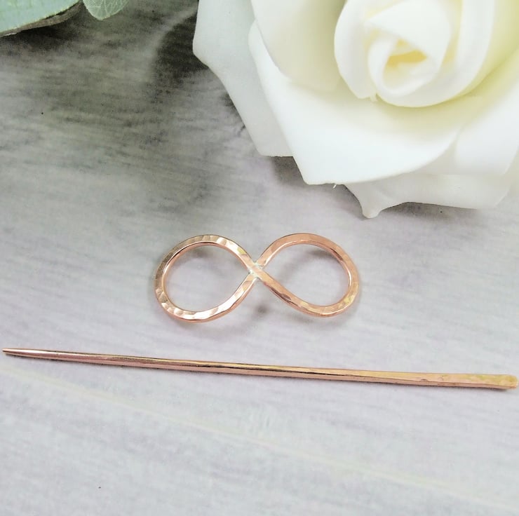Shawl Pin, Copper Infinity Knot Celtic Clasp Cl... - Folksy