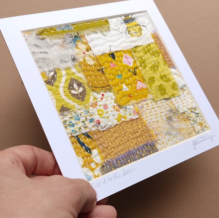 "Tell it to the Bees" - Square frame ... - Folksy