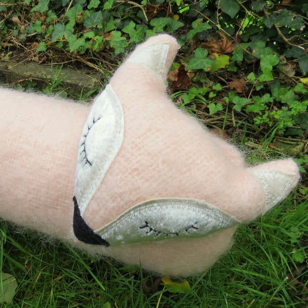 Long fox. A draught excluder made from a fluff... - Folksy