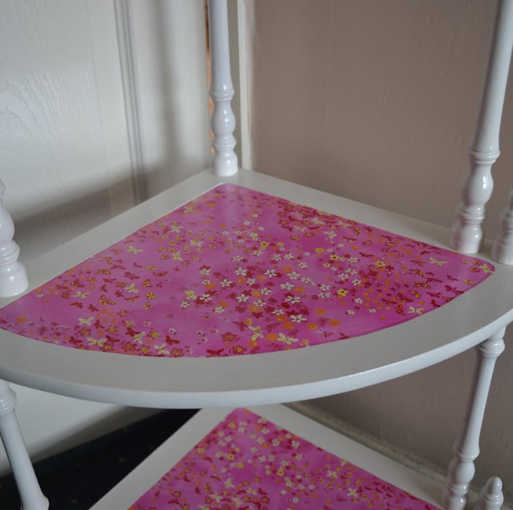 Shabby chic upcycled shelf unit - Folksy