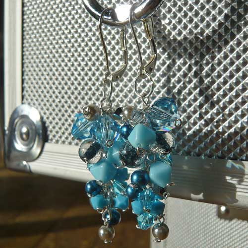 Blue drops - Folksy