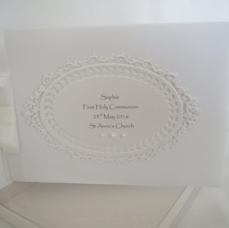 First Holy Communion Confirmation Guest book - Folksy