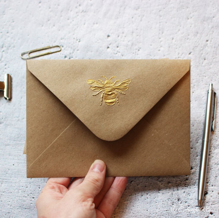 Letter Writing Paper Bumble Bee Design By Cotta... - Folksy