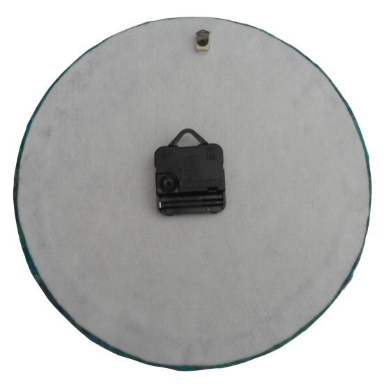 Large hand felted clock - Folksy