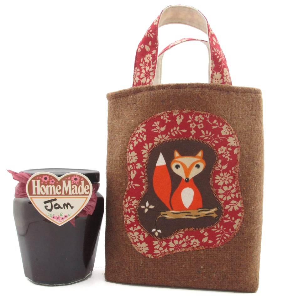 Cute Little Fox Gift Bag. Woodland Gift Wrap. B... - Folksy