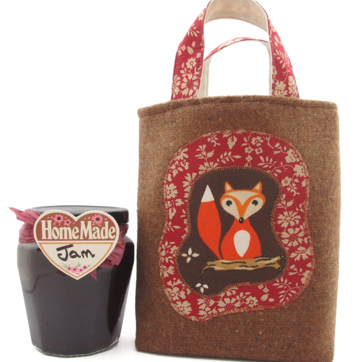 Cute Little Fox Gift Bag. Woodland Gift Wrap. B... - Folksy