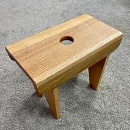 Reclaimed solid Oak cracket - stool - seat CR4 - Folksy