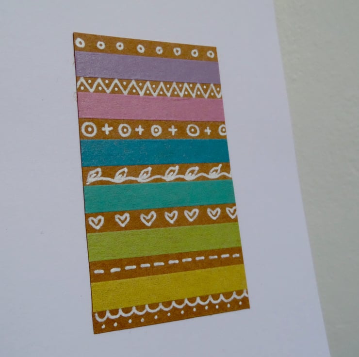 Hand Illustrated Set of 5 Note Cards - Folksy