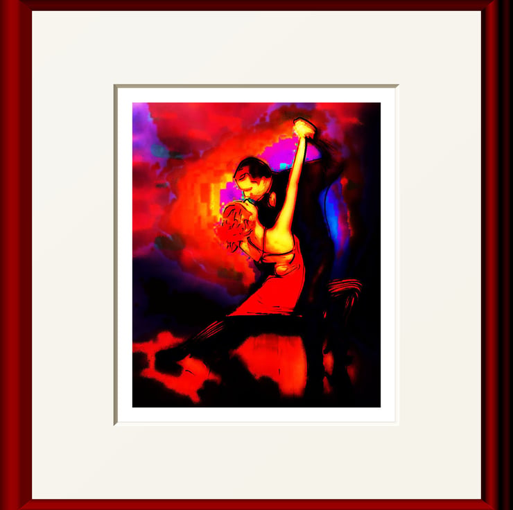 Dancing up a storm - dramatic limited edition ... - Folksy