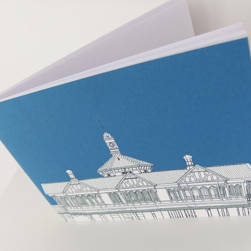 Handmade notebook - Dunoon Pier, Scotland in de... - Folksy