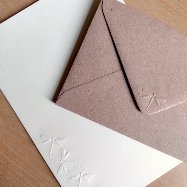 Illustrated, decorative and personalised writing paper on Folksy