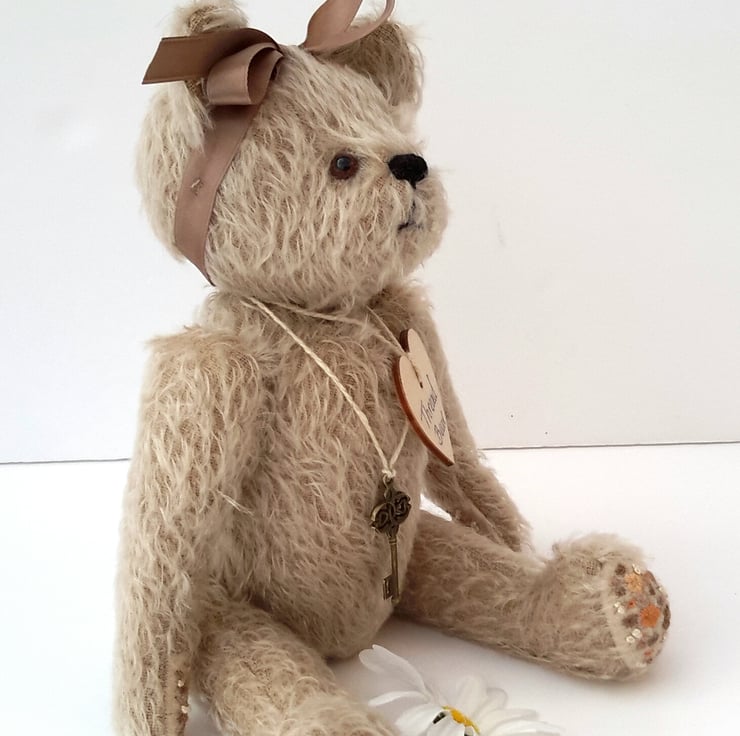 Thread Bear, Collectable Artist Bear, Mohair Te... - Folksy