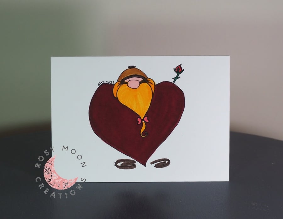 Loving Viking Card - Folksy