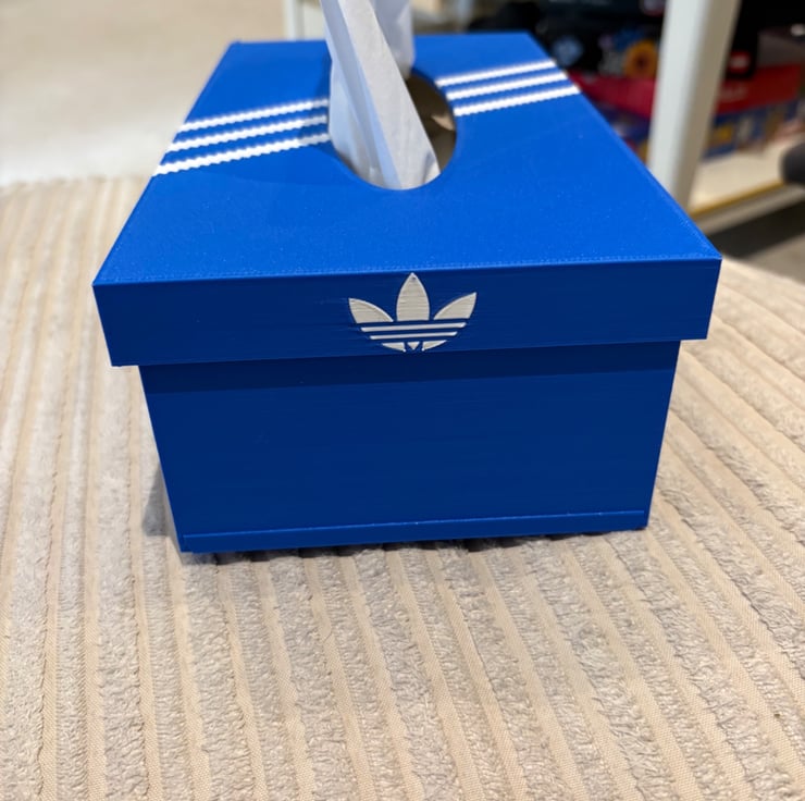 Adidas tissue box - Folksy