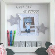 Personalised first day at school frame,1st day ... - Folksy