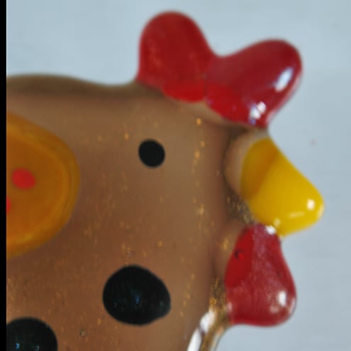 Spotty Spring Chicken Decoration - Folksy