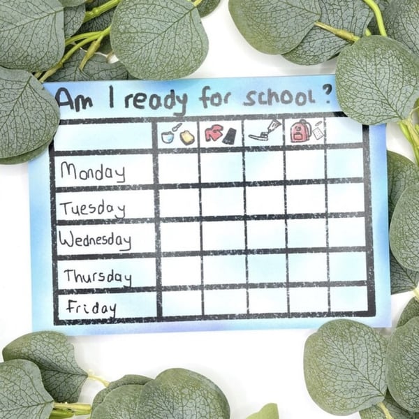 Am I ready for school? A5 notepad for school ch... - Folksy
