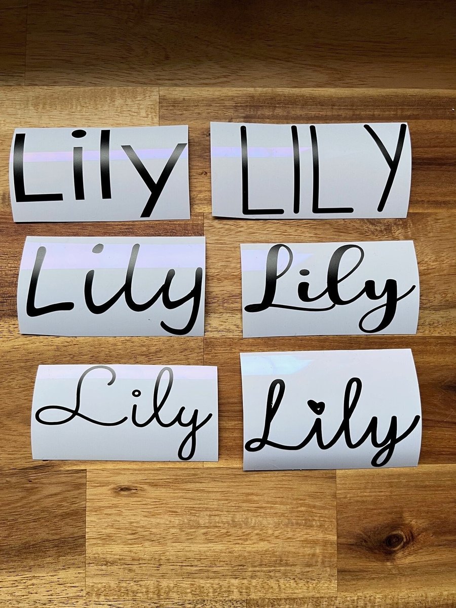 FREE DELIVERY Personalised Vinyl Name Water Bot... - Folksy