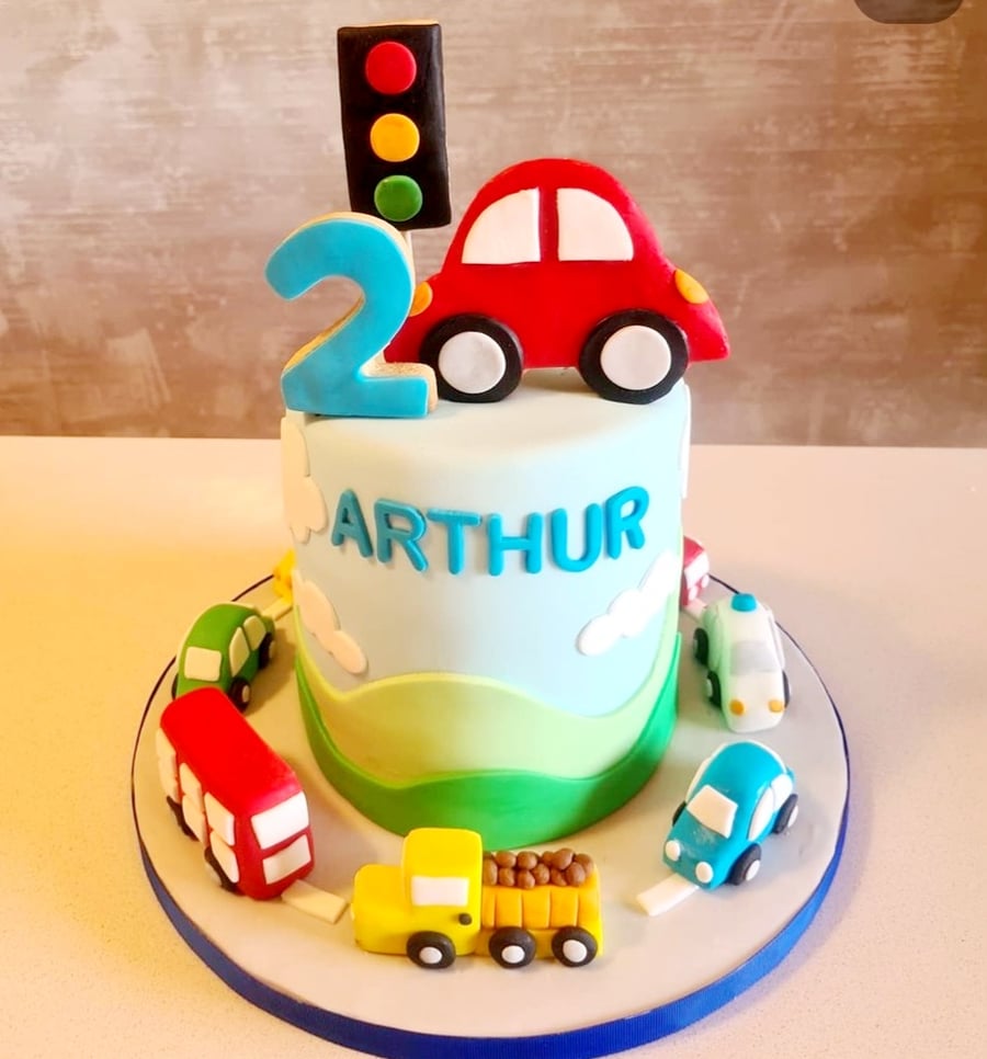 Car theme edible cake toppers decorations - Folksy