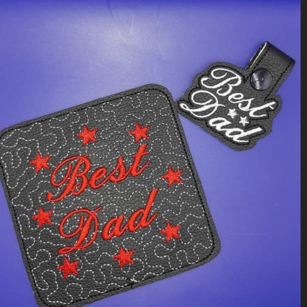 Best Dad coaster set - Folksy