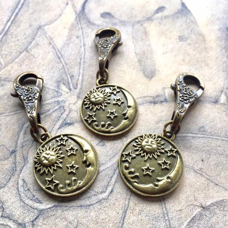 Progress stitch marker Celestial - Folksy