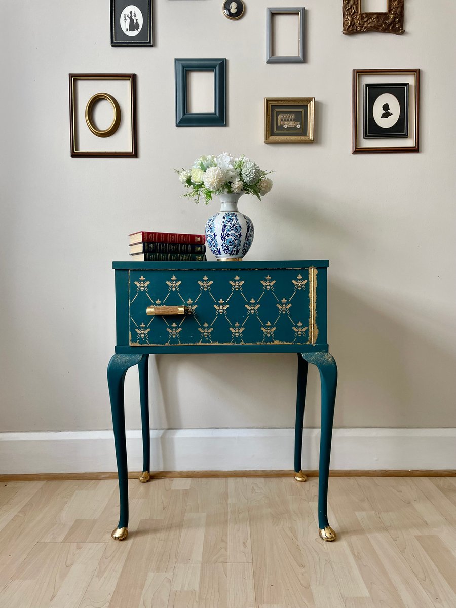 Unique Vintage Side Table, Cabinet , Night Stand - Folksy