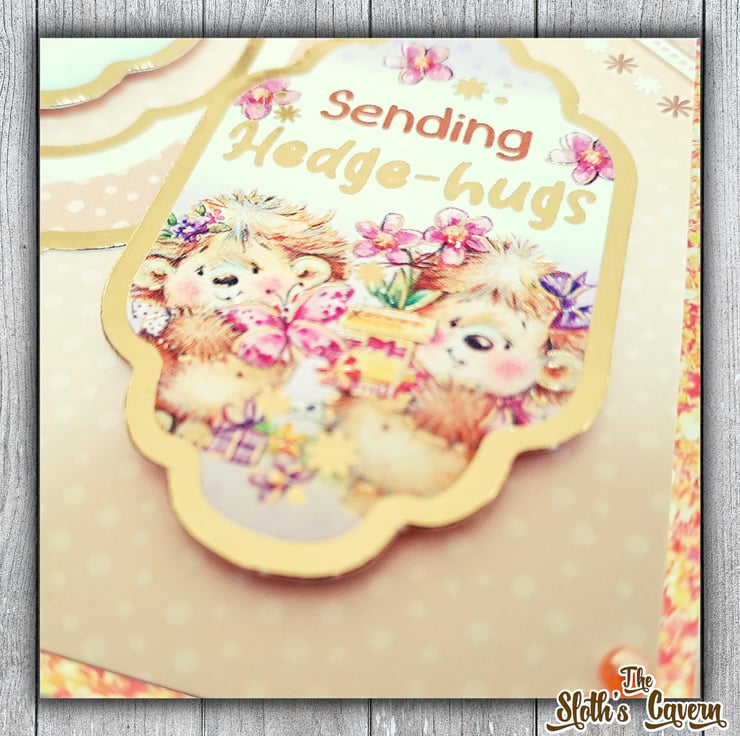 Sending Hedge-Hugs Handmade Greeting Card With ... - Folksy