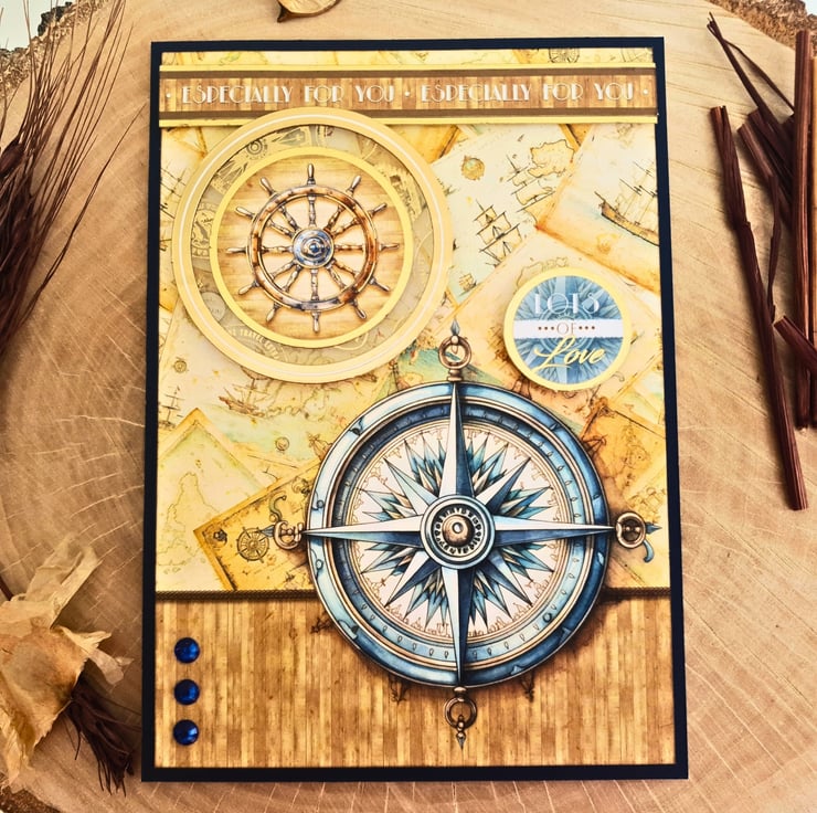 Nautical themed card for various occasions with... - Folksy