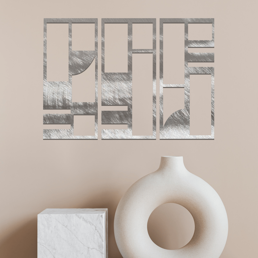 Minimalist Metal Decor, Line Wall Art, Modern H... - Folksy