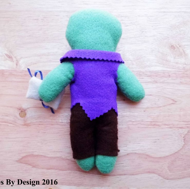 Zombie Voodoo Postman Doll - Folksy