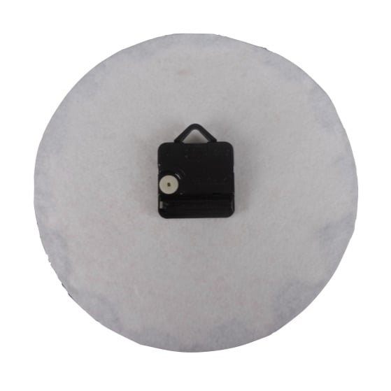 Felted clock, 25cm, marbled effect in purple sh... - Folksy