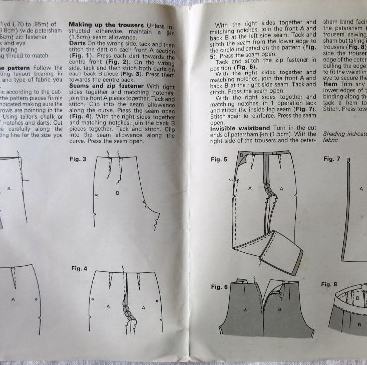 An unused multi-size sewing pattern for women's... - Folksy
