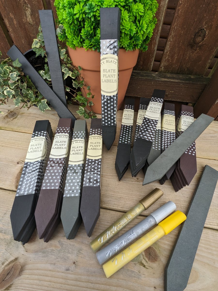 Slate Plant Labels, Herb Markers - Folksy