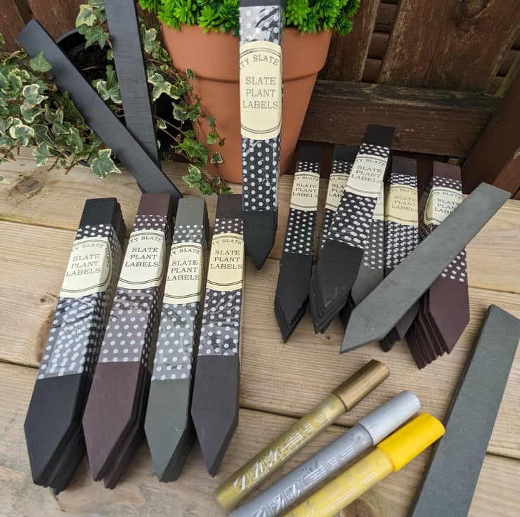 Slate Plant Labels, Herb Markers - Folksy
