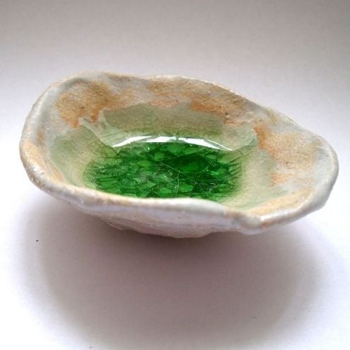 Green Tea Light Bowl - Folksy