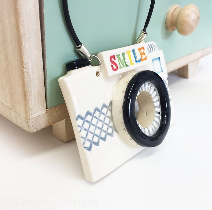 Pottery Camera decoration ceramic camera (reduc... - Folksy