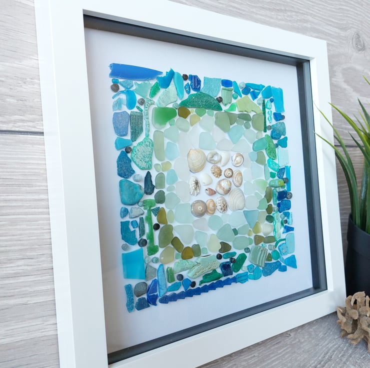 Cornish tide line frame - Folksy